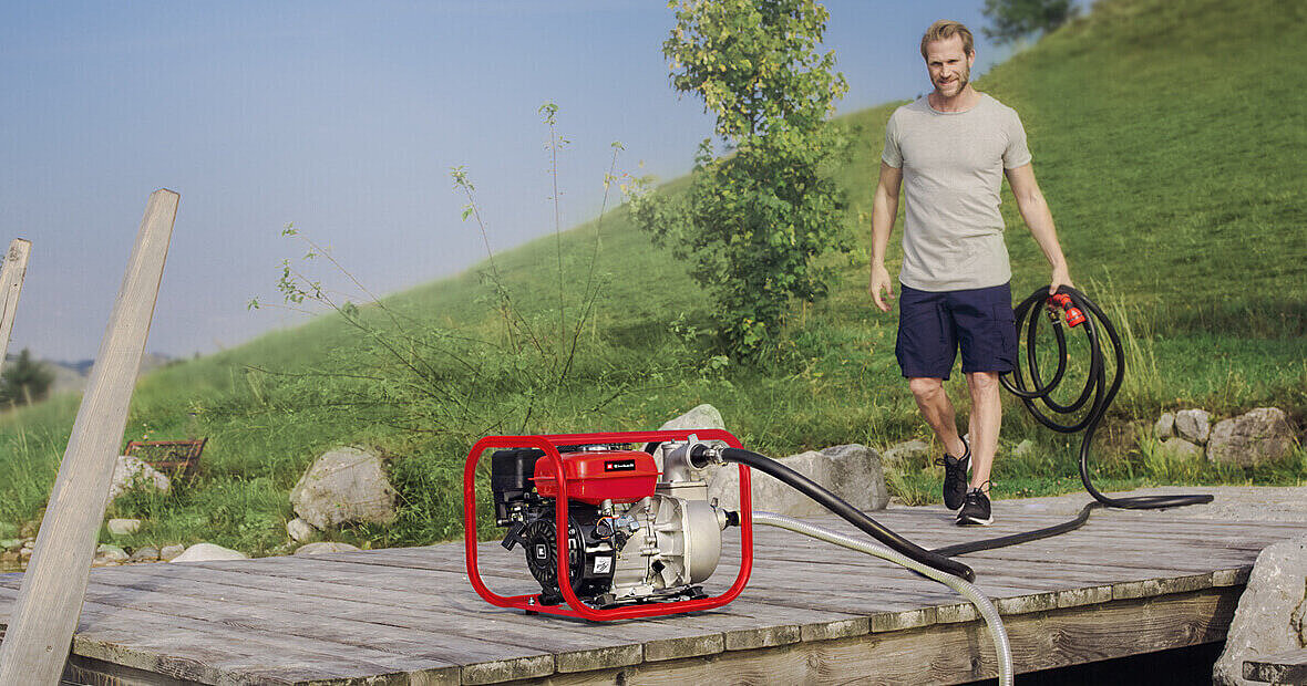 Powerful petrol water pumps for the highest flow rates | Einhell.com.gr